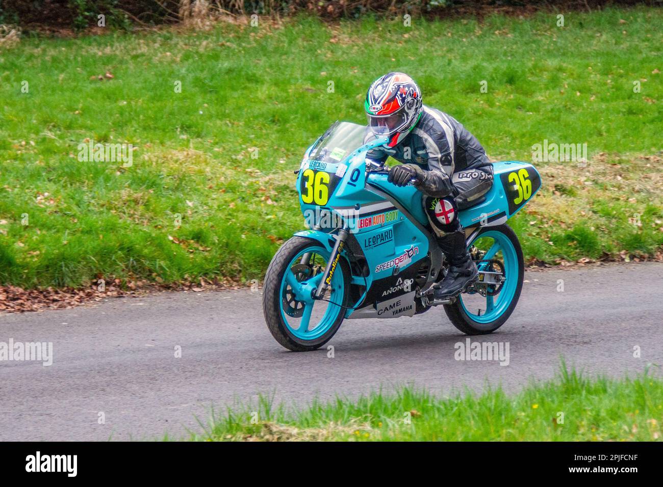 Bike No.36 1988 80s eighties YAMAHA TZR 125cc. Leopard Racing speed ...