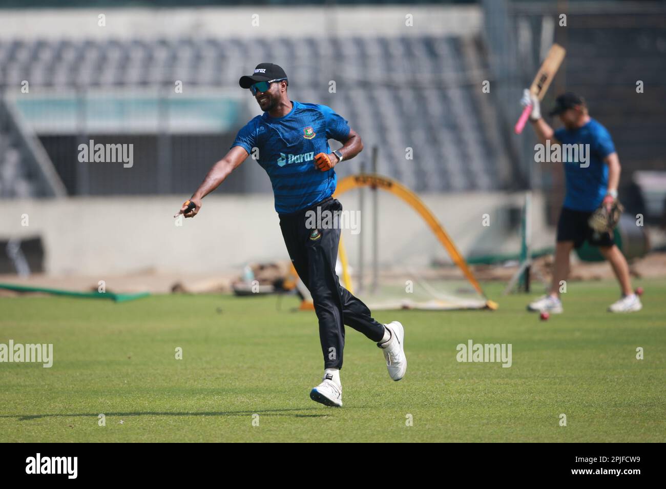 Ebadot Hossain during Bangladesh Test Cricket Team attends practice ...