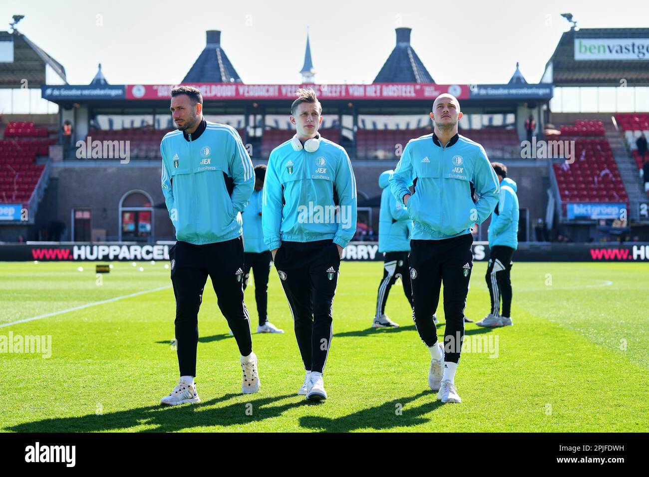 Rotterdam - Feyenoord keeper Ofir Marciano, Marcus Holmgren Pedersen of ...