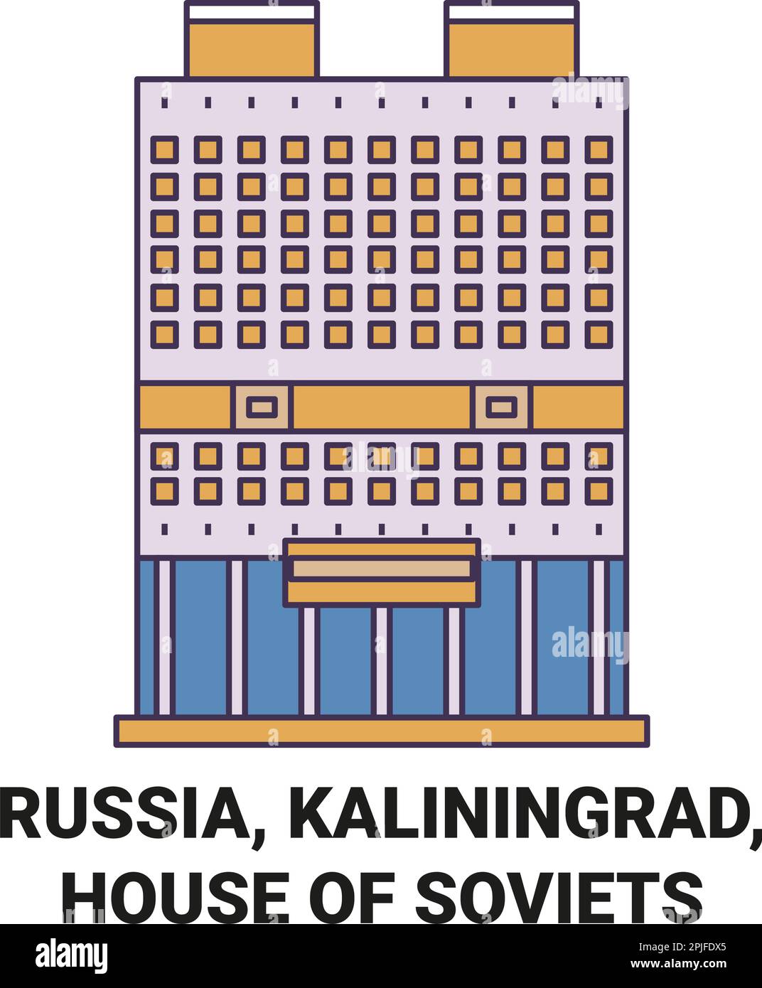 Kaliningrad konigsberg architecture house Stock Vector Images - Alamy