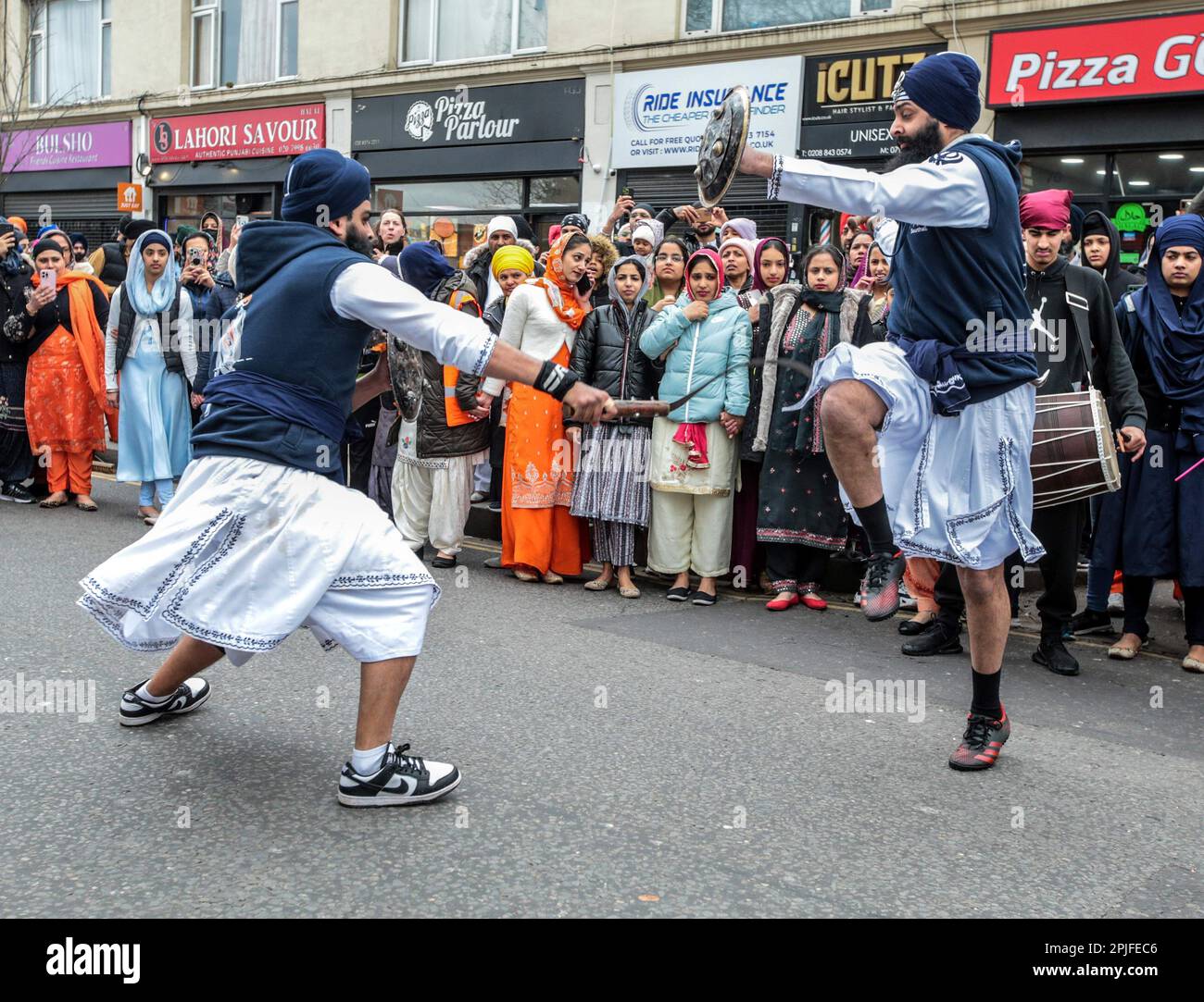 London, UK. 02nd Apr, 2023. Sikh Vaisakhi celebrates the birth of the ...