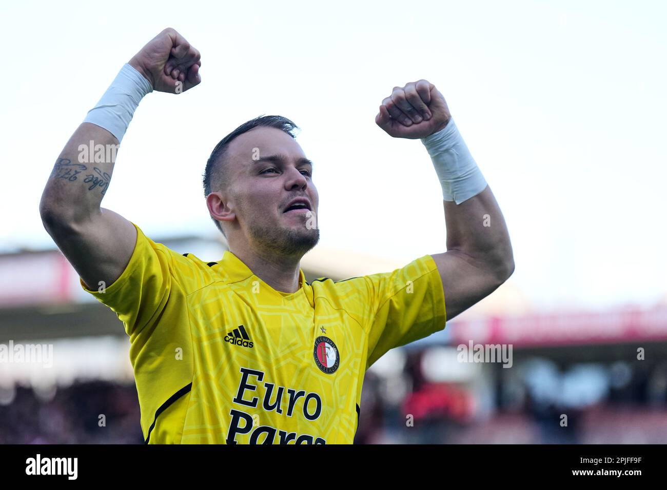 Rotterdam - Feyenoord keeper Timon Wellenreuther during the match ...