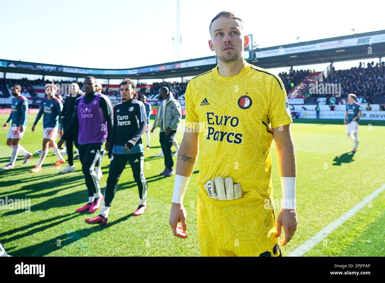 Rotterdam - Feyenoord keeper Timon Wellenreuther during the match ...