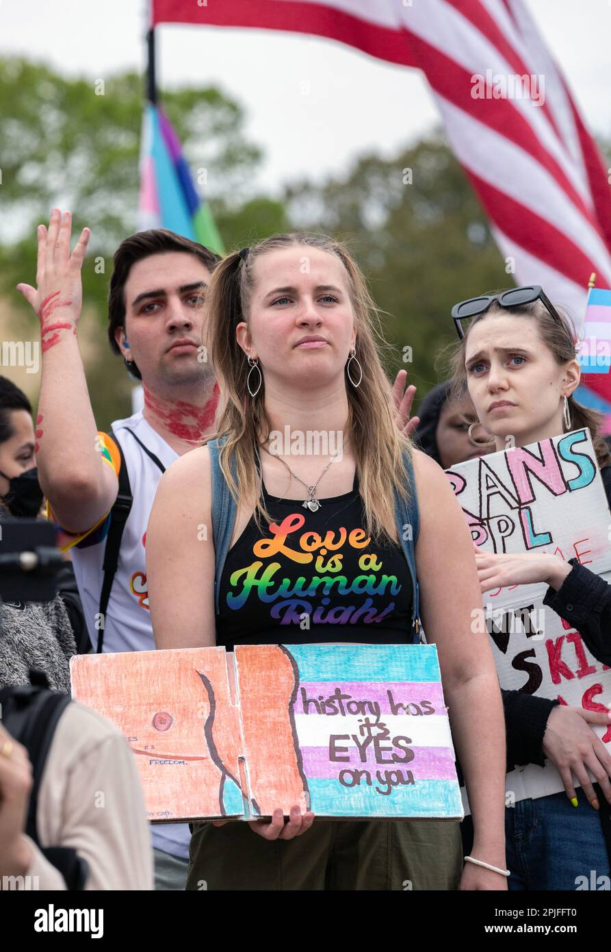 Trans Day of Visibility in Washington, D.C. March For Queer and Trans ...