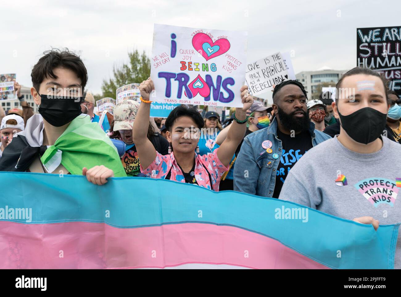Trans Day of Visibility in Washington, D.C. March For Queer and Trans ...