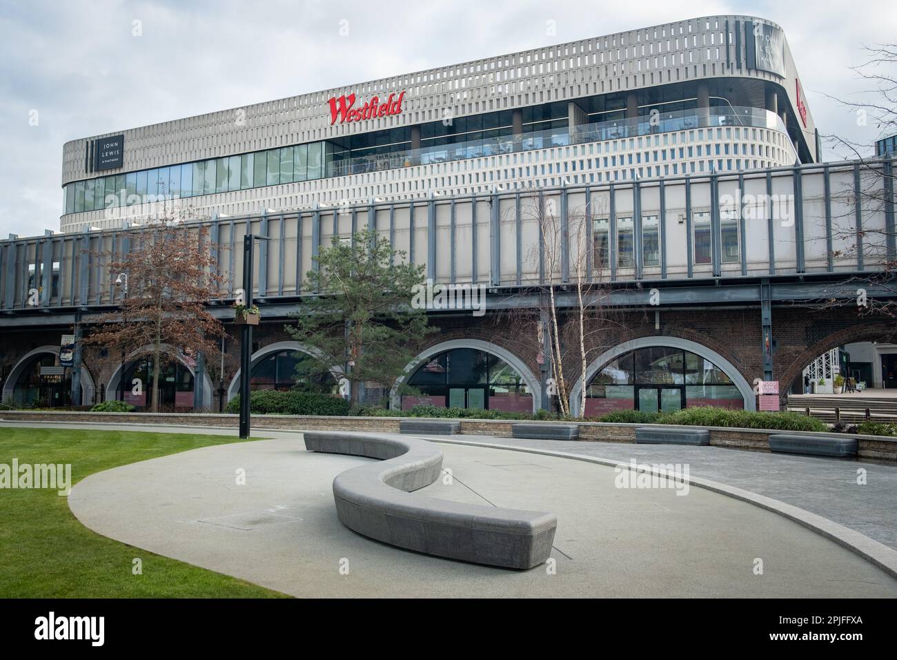 London- February 2023: Westfield London, aka Westfield White City in ...