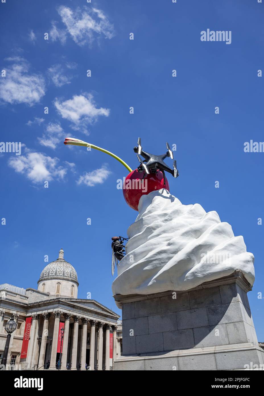 The End, by British artist Heather Phillipson - Fourth Plinth ...
