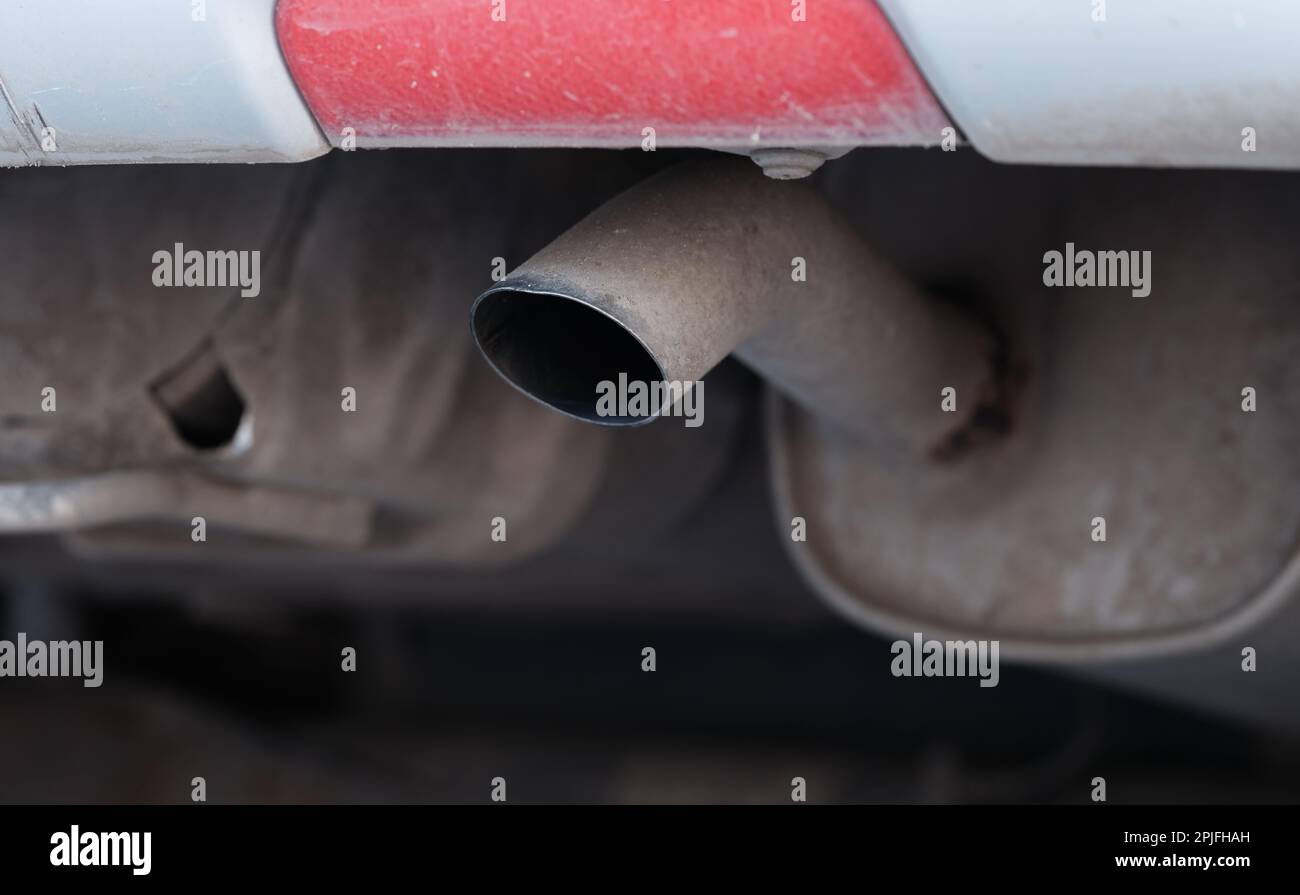 Close up exhaust pipe hi-res stock photography and images - Alamy