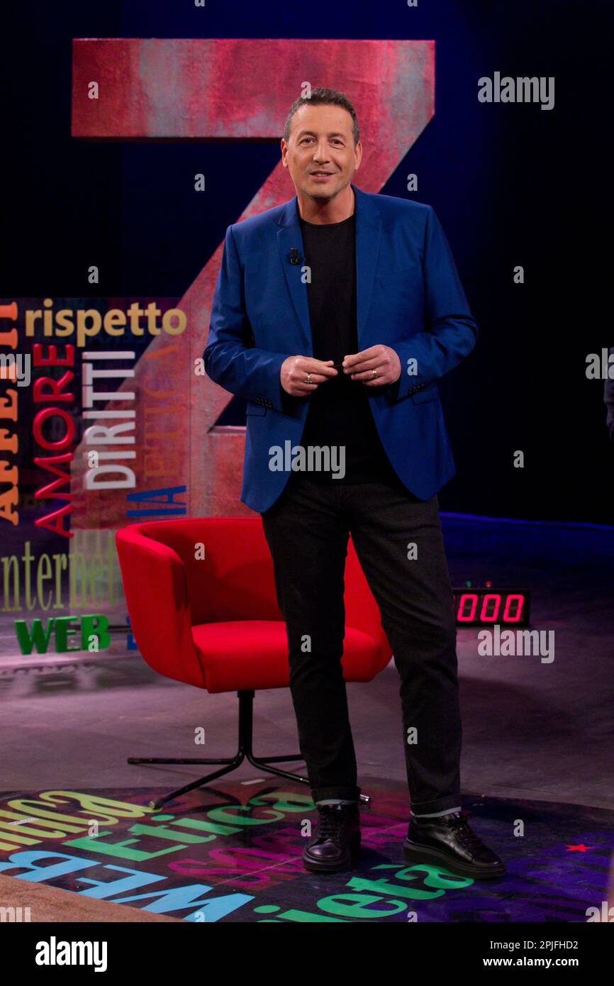 Rome, Rai ex Teulada studios, "Generation Z" TV show. In the photo ...