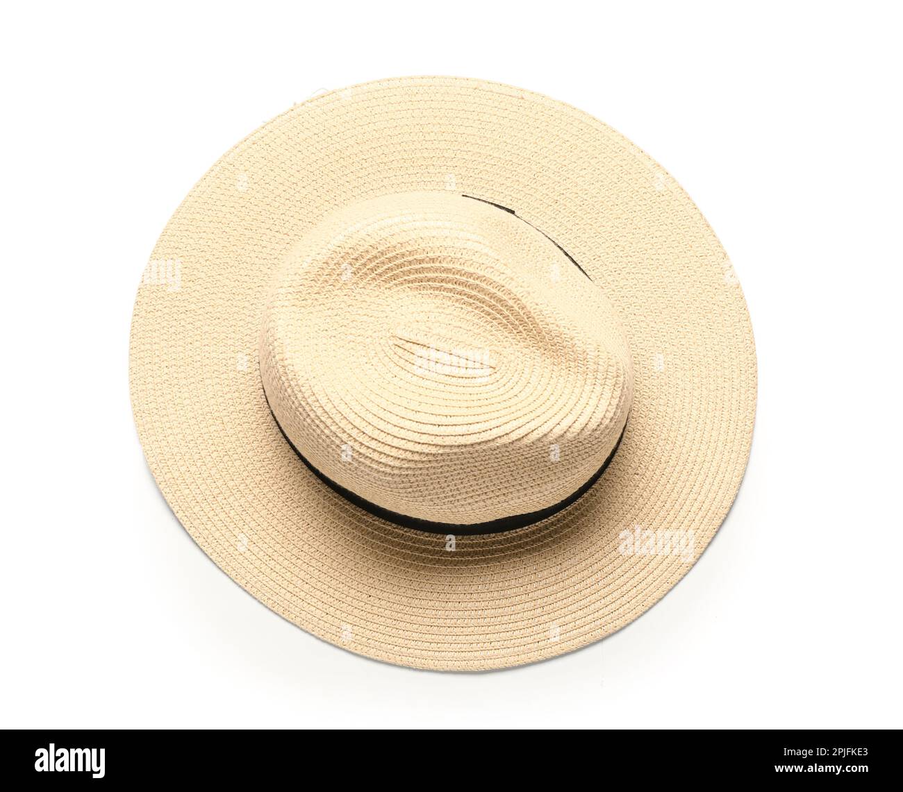 Straw hat on white background. Festa Junina (June Festival) celebration ...