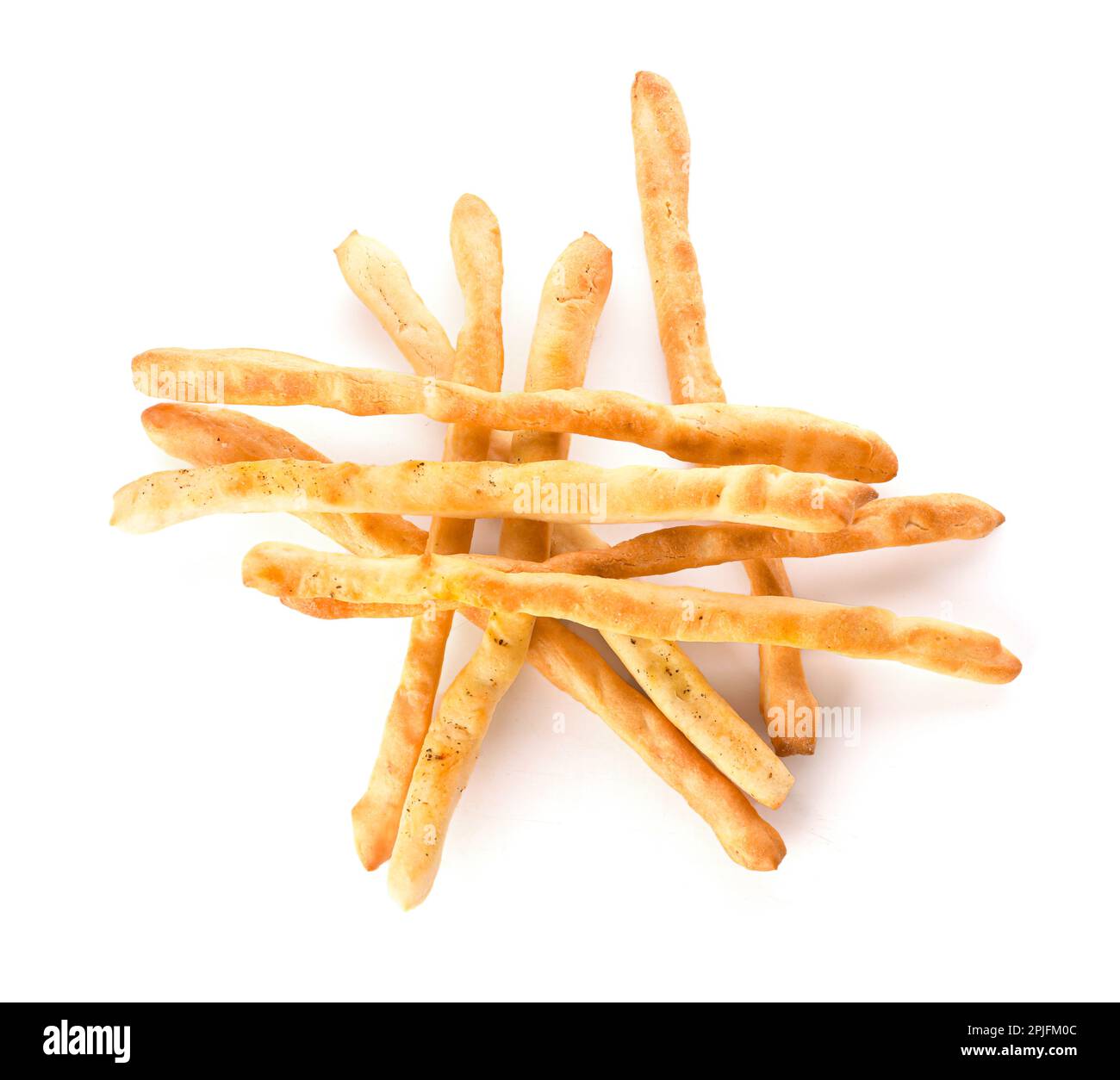 Tasty Italian Grissini isolated on white background Stock Photo - Alamy