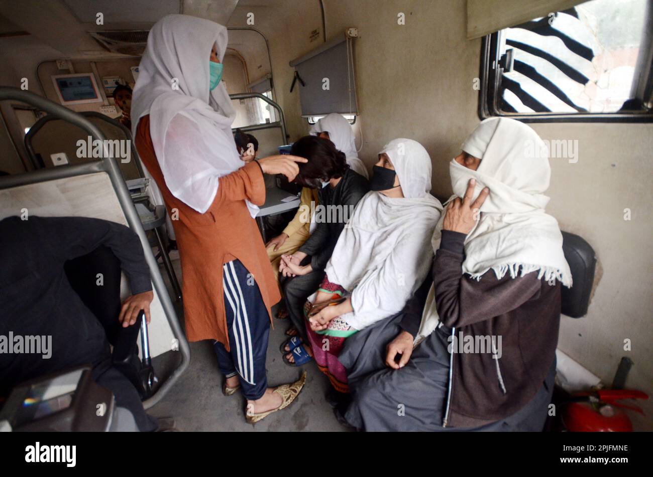 Peshawar, Pakistan. 31st Mar, 2023. Card registration of transgenders ...