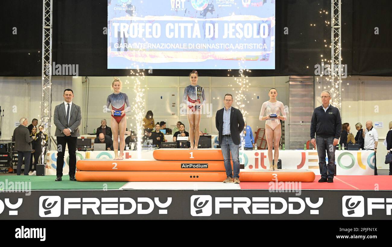 Jesolo, Italy. 02nd Apr, 2023. JESOLO 2023 captured at Palazzo del Turismo, Jesolo on 02.Apr ...