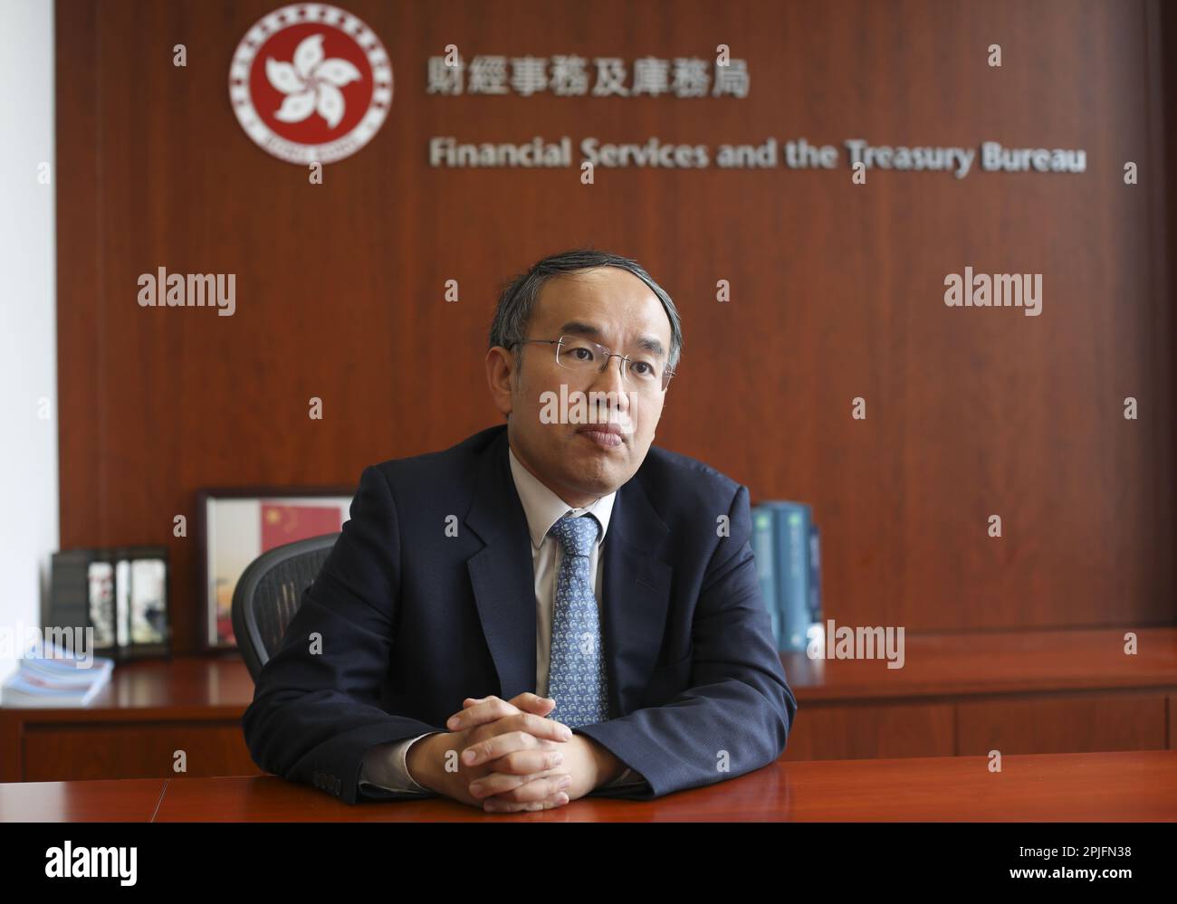 Secretary for Financial Services and the Treasury Christopher Hui Ching ...