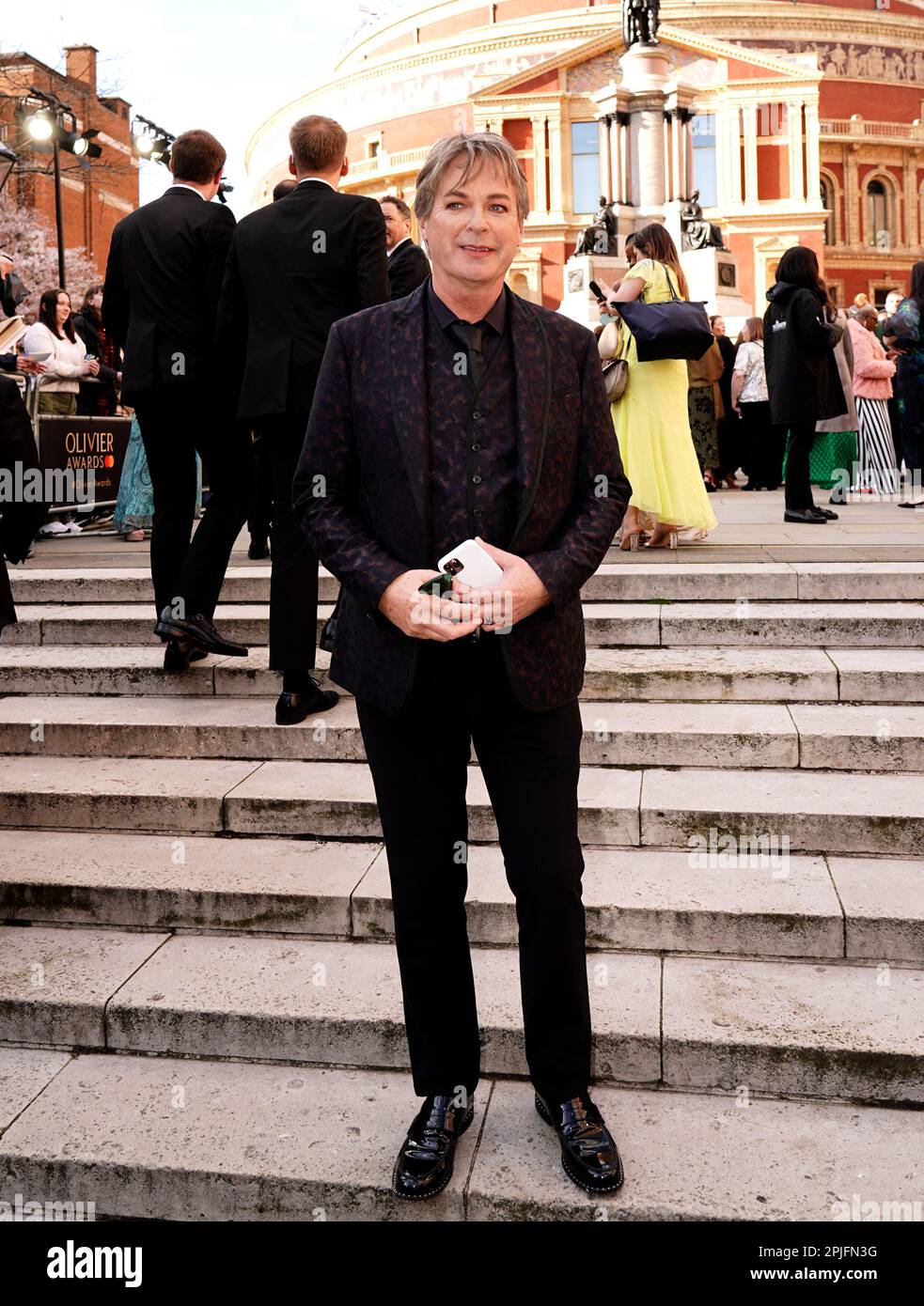 Julian Clary attending the Olivier Awards at the Royal Albert Hall ...