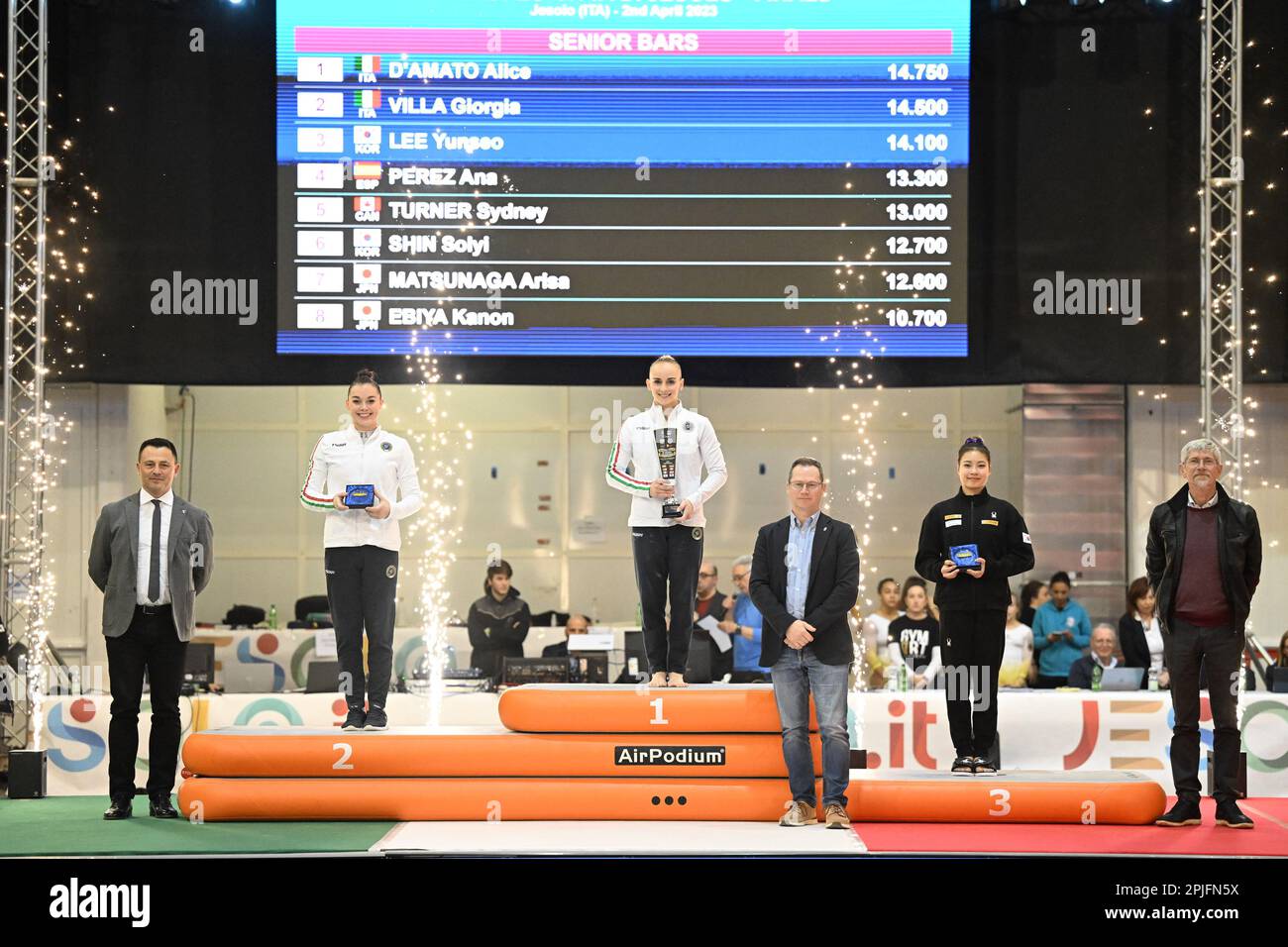 Jesolo, Italy. 02nd Apr, 2023. JESOLO 2023 captured at Palazzo del Turismo, Jesolo on 02.Apr ...