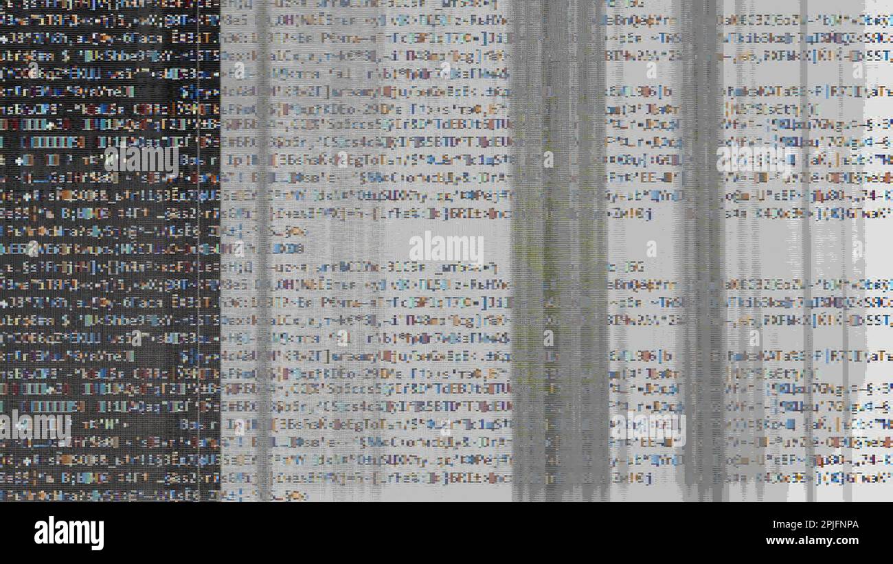 Static data text hi-res stock photography and images - Alamy