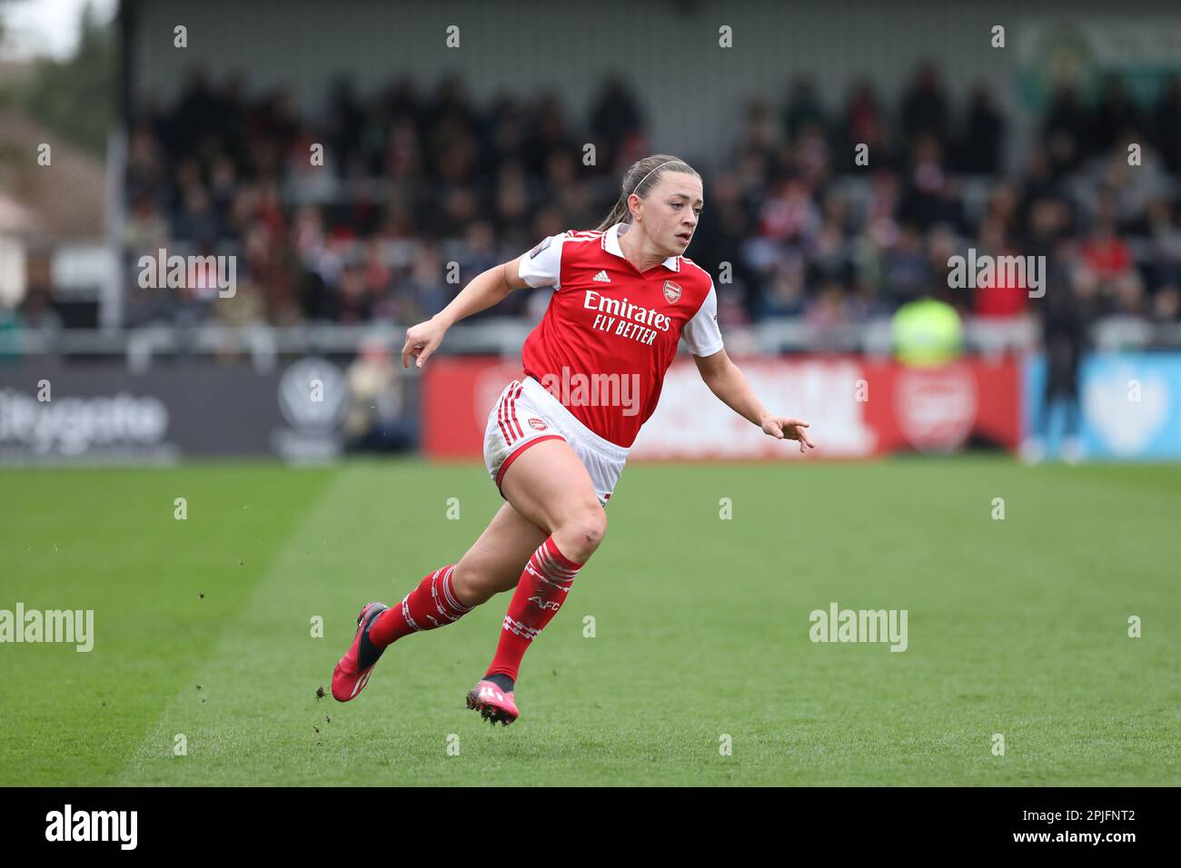 London, UK. 02nd Apr, 2023. Katie McCabe of Arsenal during the FA Women ...