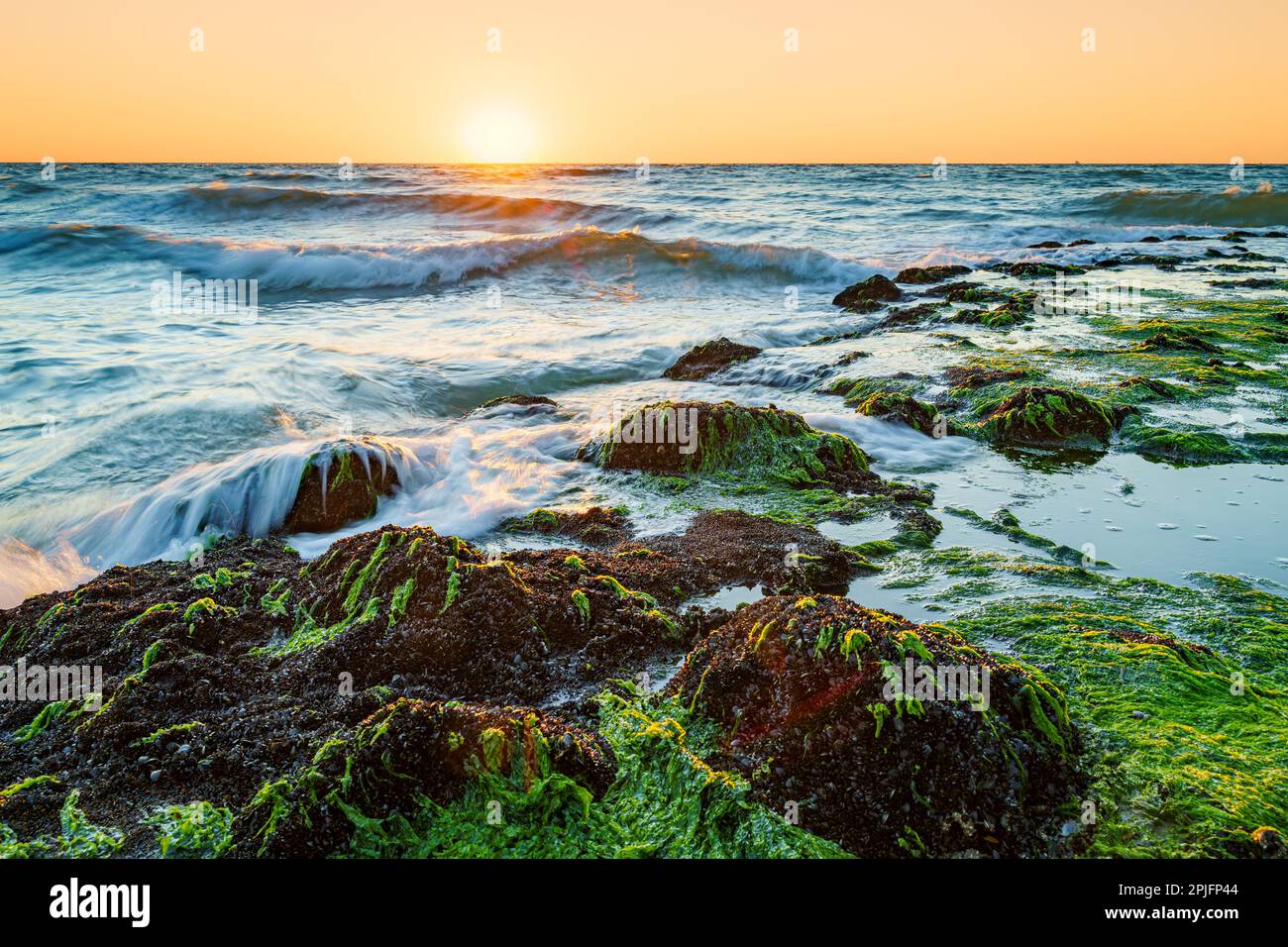 Rocks on the zeeland coast of the netherlands hi-res stock photography ...