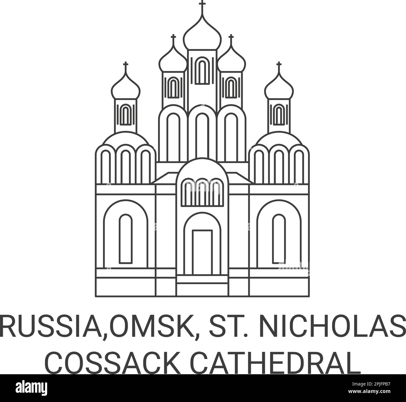 Cossack cathedral Stock Vector Images - Alamy