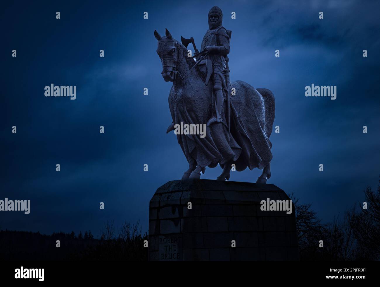 Robert the Bruce Statue at Bannockburn Stock Photo - Alamy