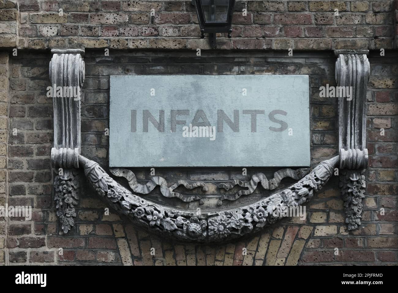 Old School Sign Stock Photo - Alamy