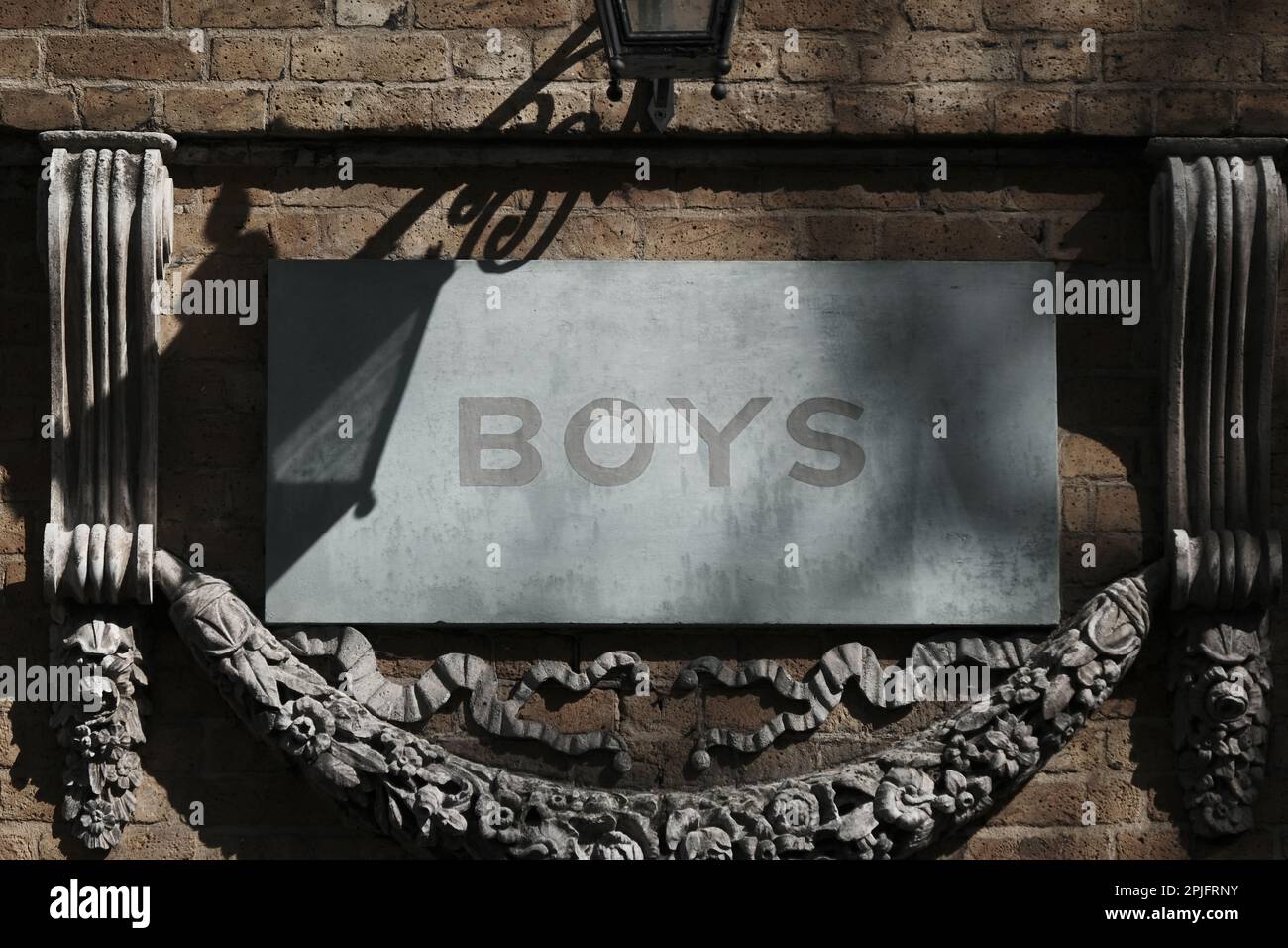 Old School Sign Stock Photo - Alamy