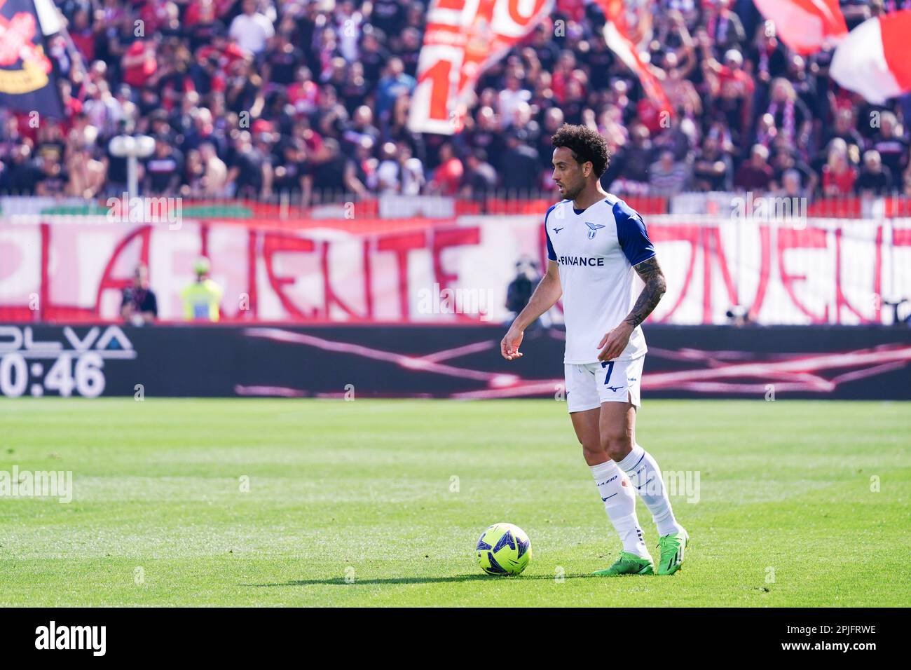 Monza Italy April 2 2023 Felipe Anderson Ss Lazio During The