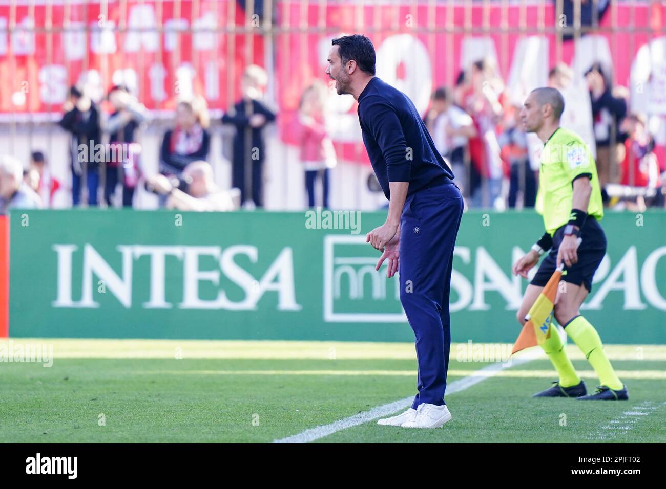 Monza, Italy - April 2, 2023, The head coach Raffaele Palladino (AC ...