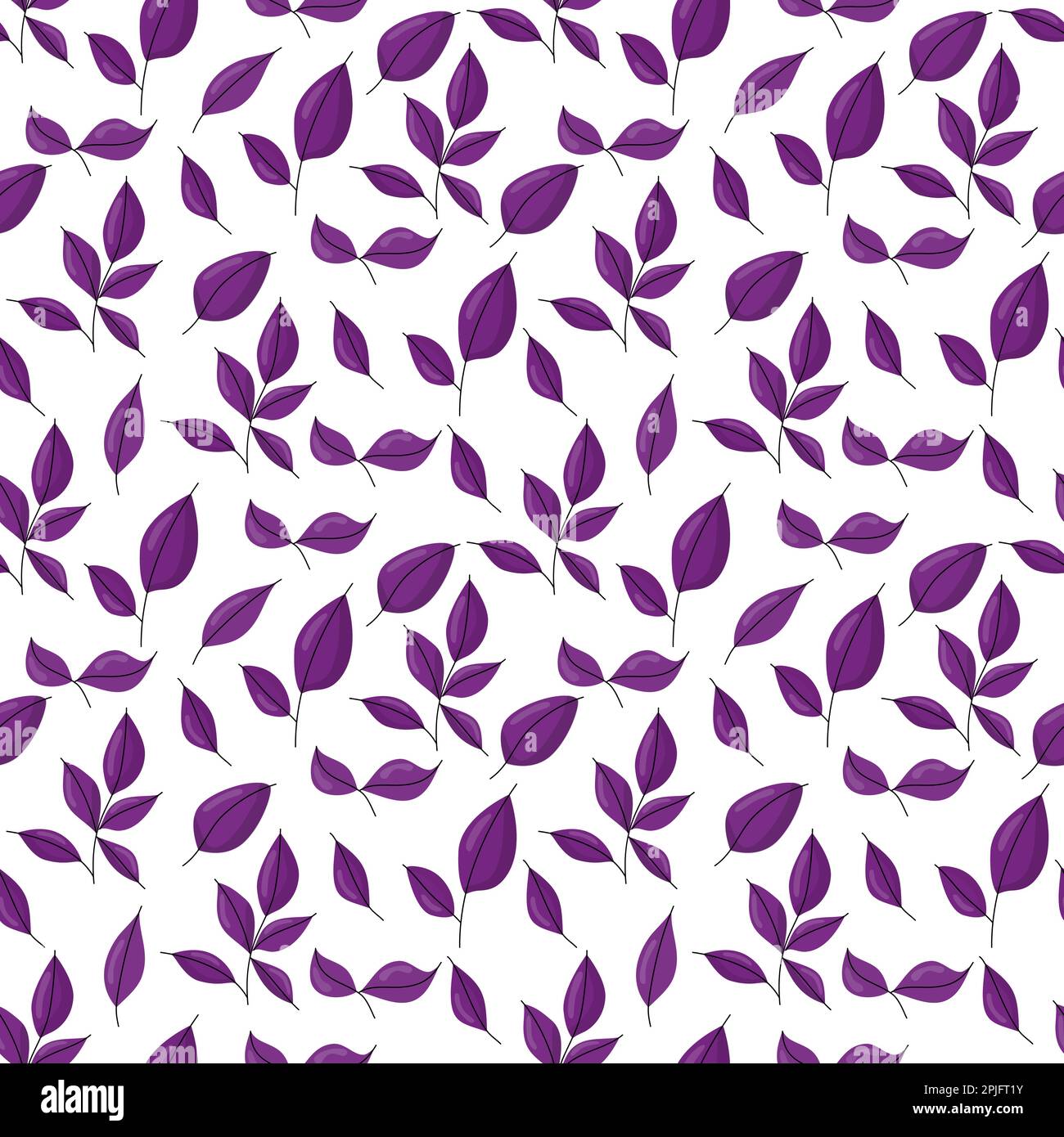 Simple violet leaves seamless pattern Stock Vector Image & Art - Alamy