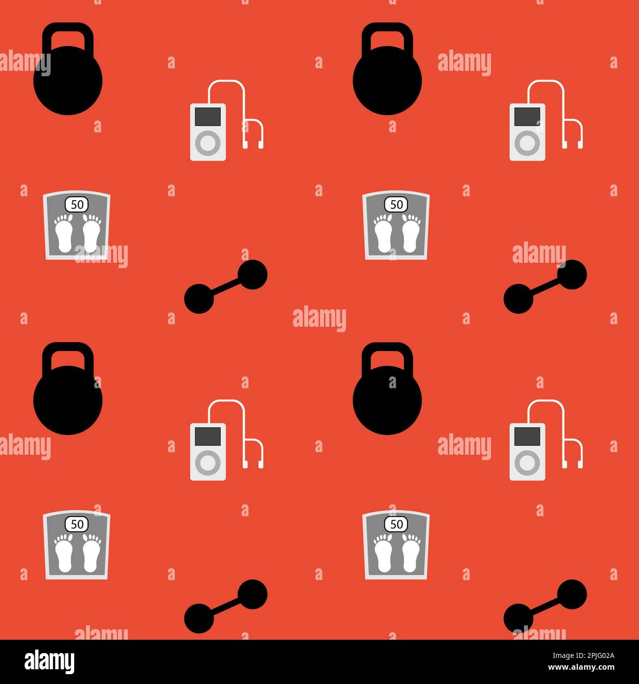 Dumbbell pattern flat hi-res stock photography and images - Alamy