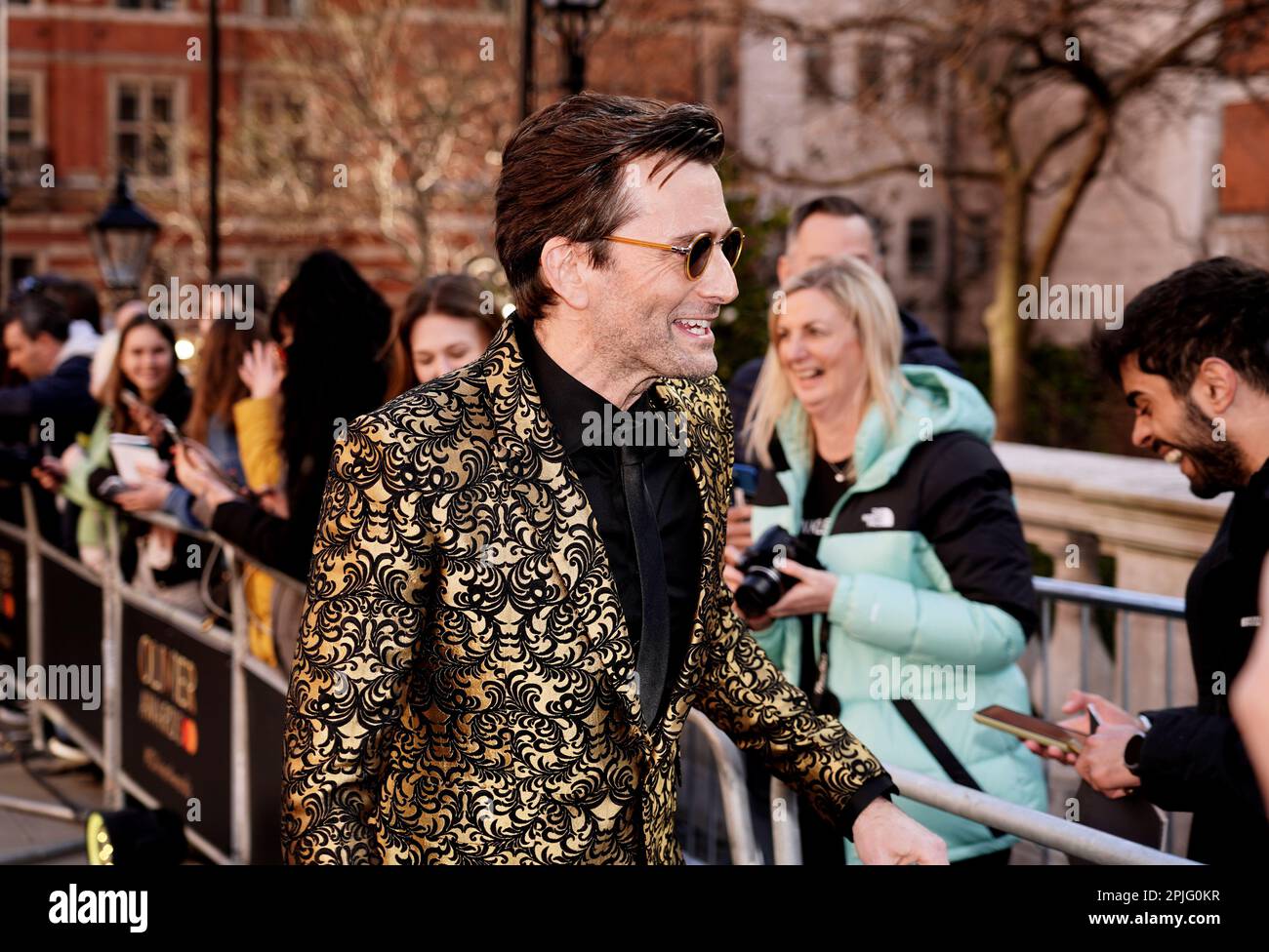 David Tennant attending the Olivier Awards at the Royal Albert Hall ...