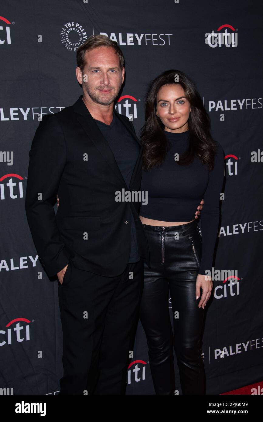 April 1, 2023, Los Angeles, California, USA: JOSH LUCAS and BRIANNA ...