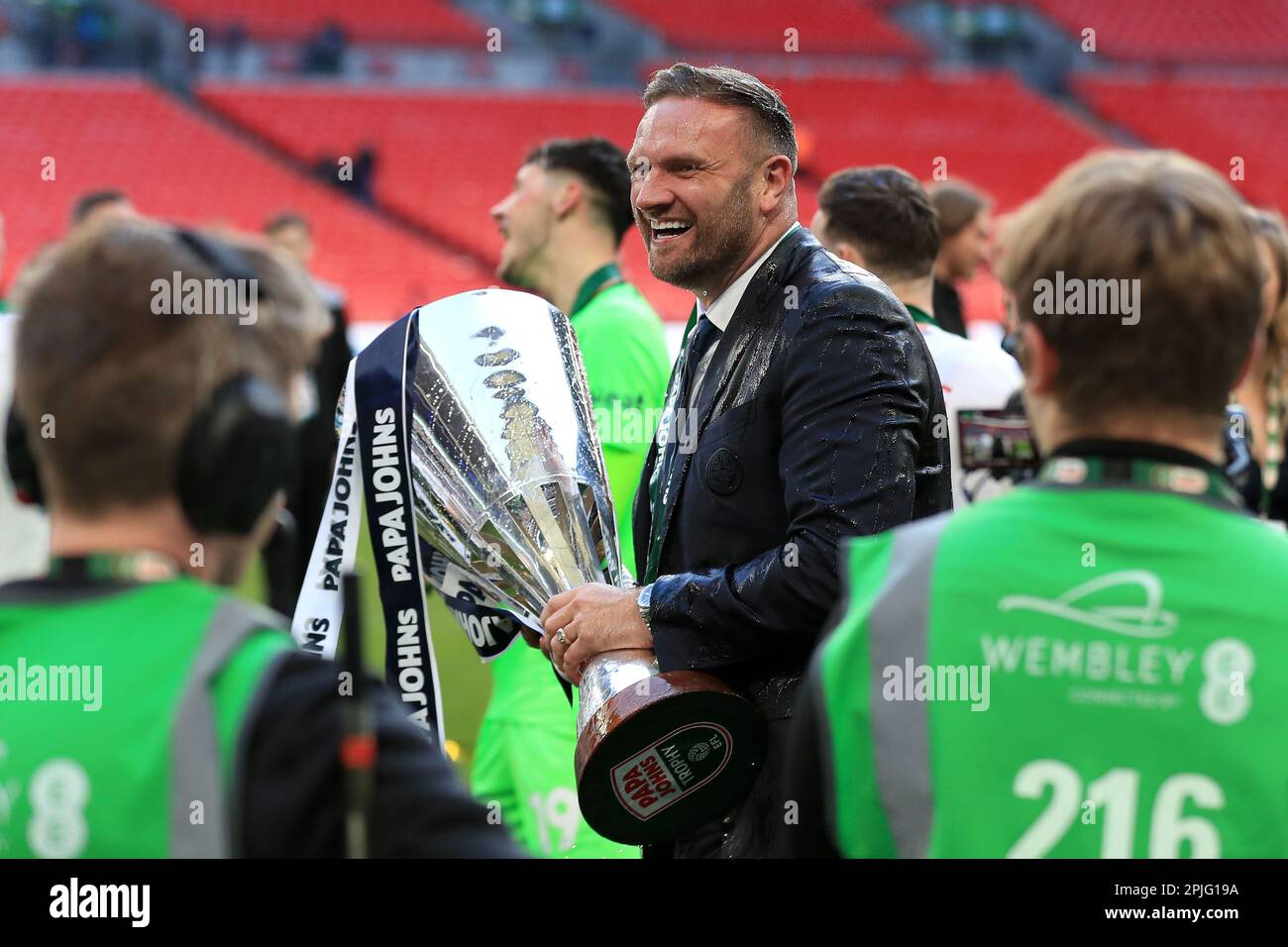 London, UK. 02nd Apr, 2023. Bolton Wanderers manager, Ian Evatt ...