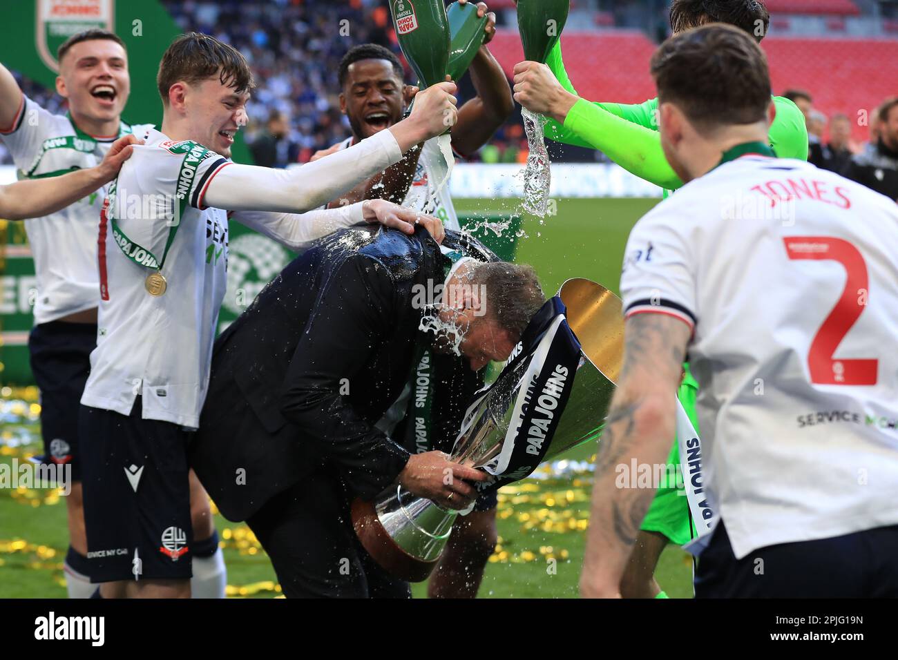 London, UK. 02nd Apr, 2023. Bolton Wanderers manager, Ian Evatt is ...
