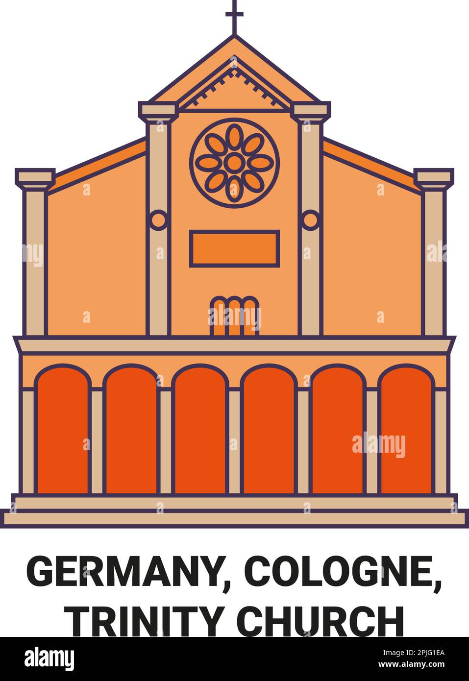 Deutschland nordrhein westfalen köln Stock Vector Images - Alamy