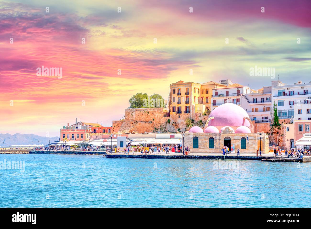 Old city of Chania, Crete, Greece Stock Photo - Alamy