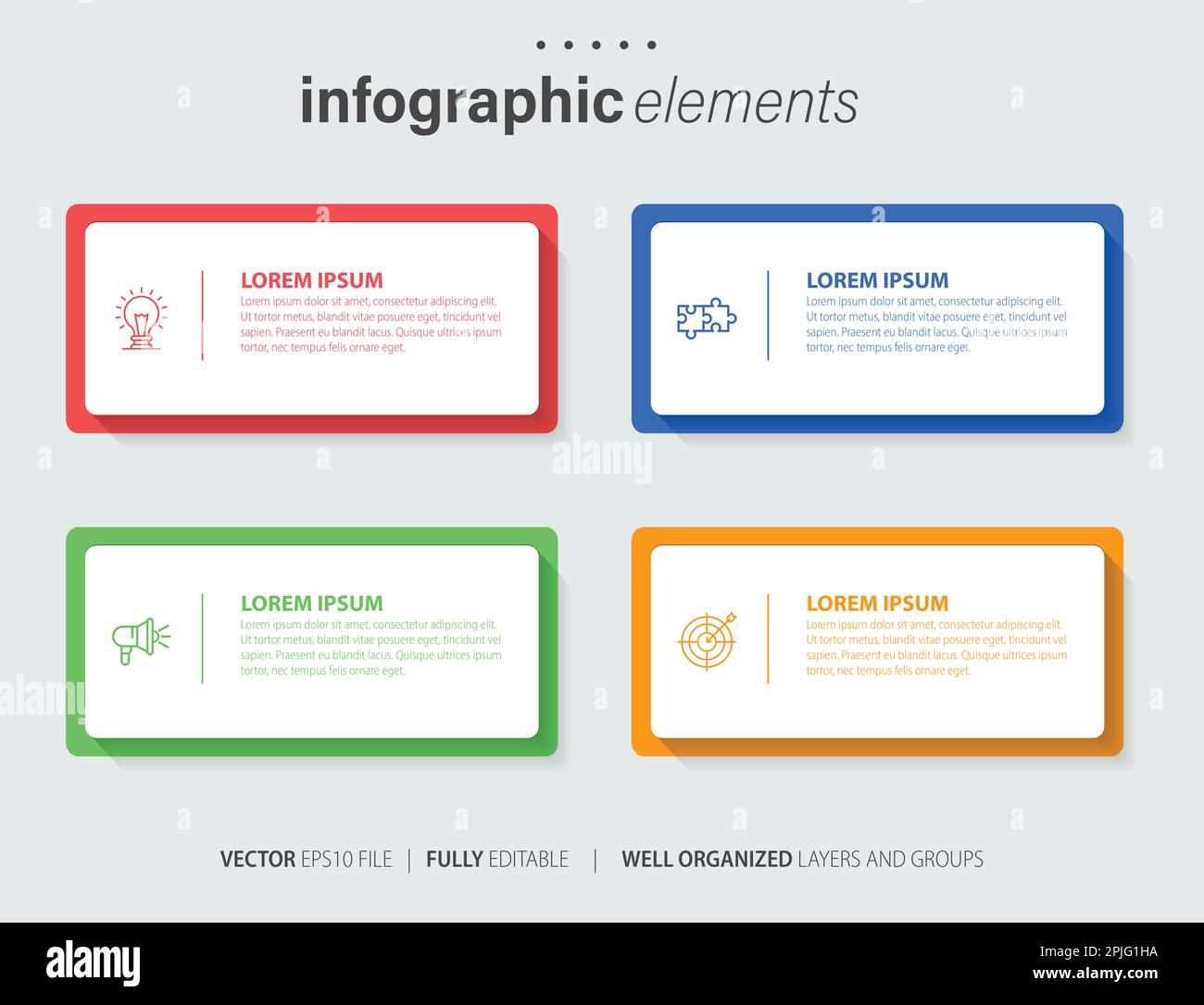 Business data visualization. Process chart. Abstract elements of graph ...
