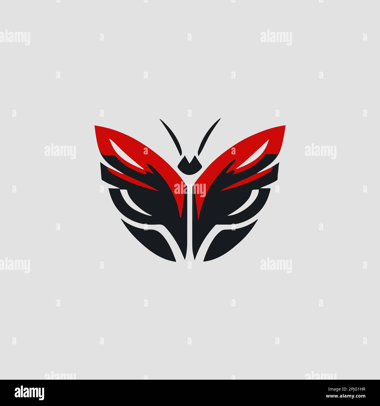 beautiful butterfly on a white background symbol. butterfly ...