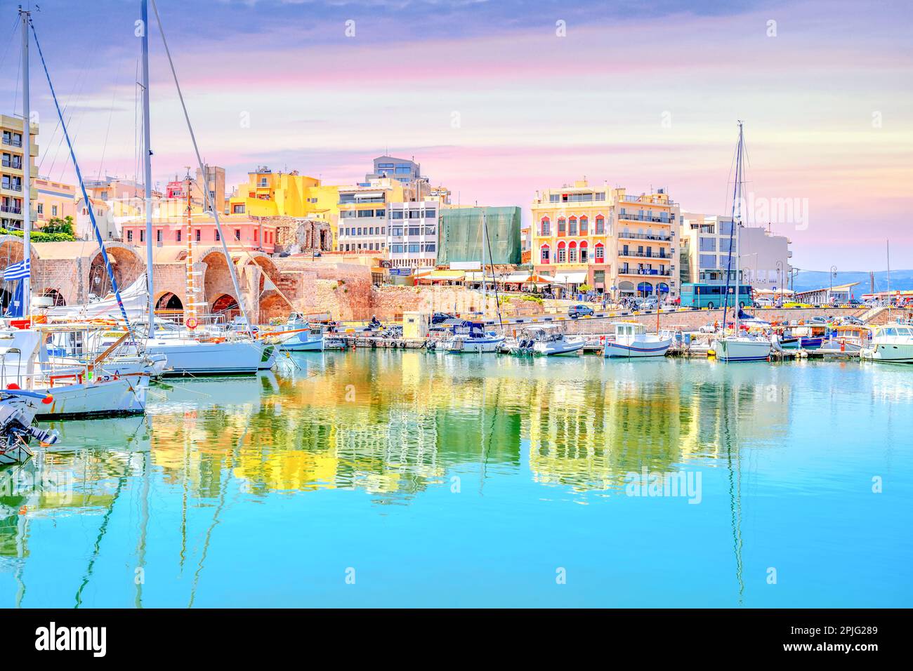 Old city of Heraklion, Crete, Greece Stock Photo - Alamy