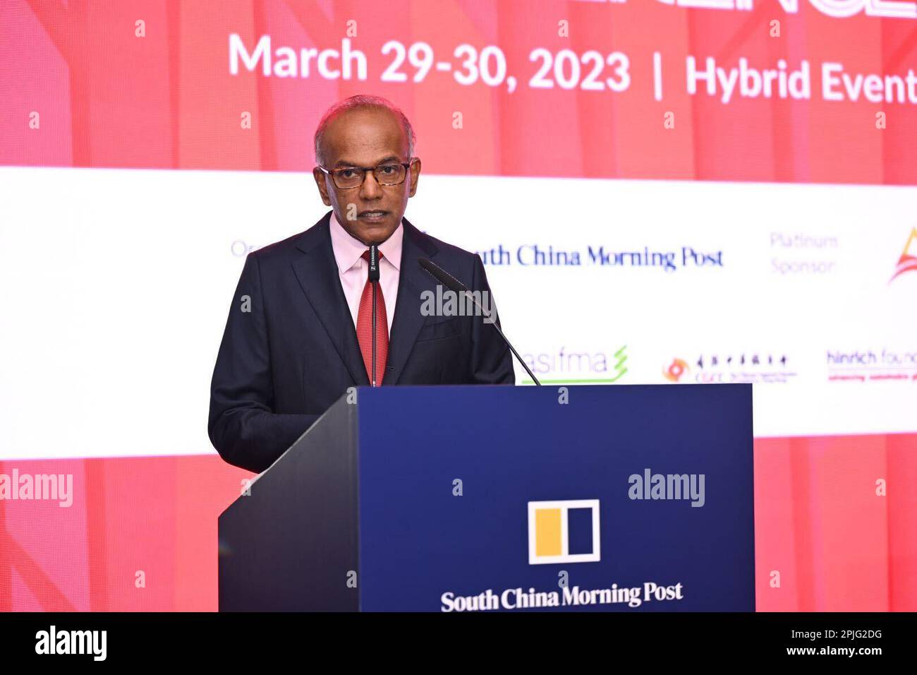 Singapore's Home Affairs and Law Minister K Shanmugam addresses SCMP's ...
