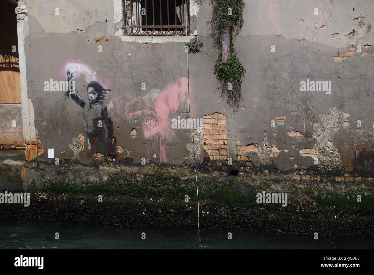 Banksy in Venice+ Stock Photo - Alamy