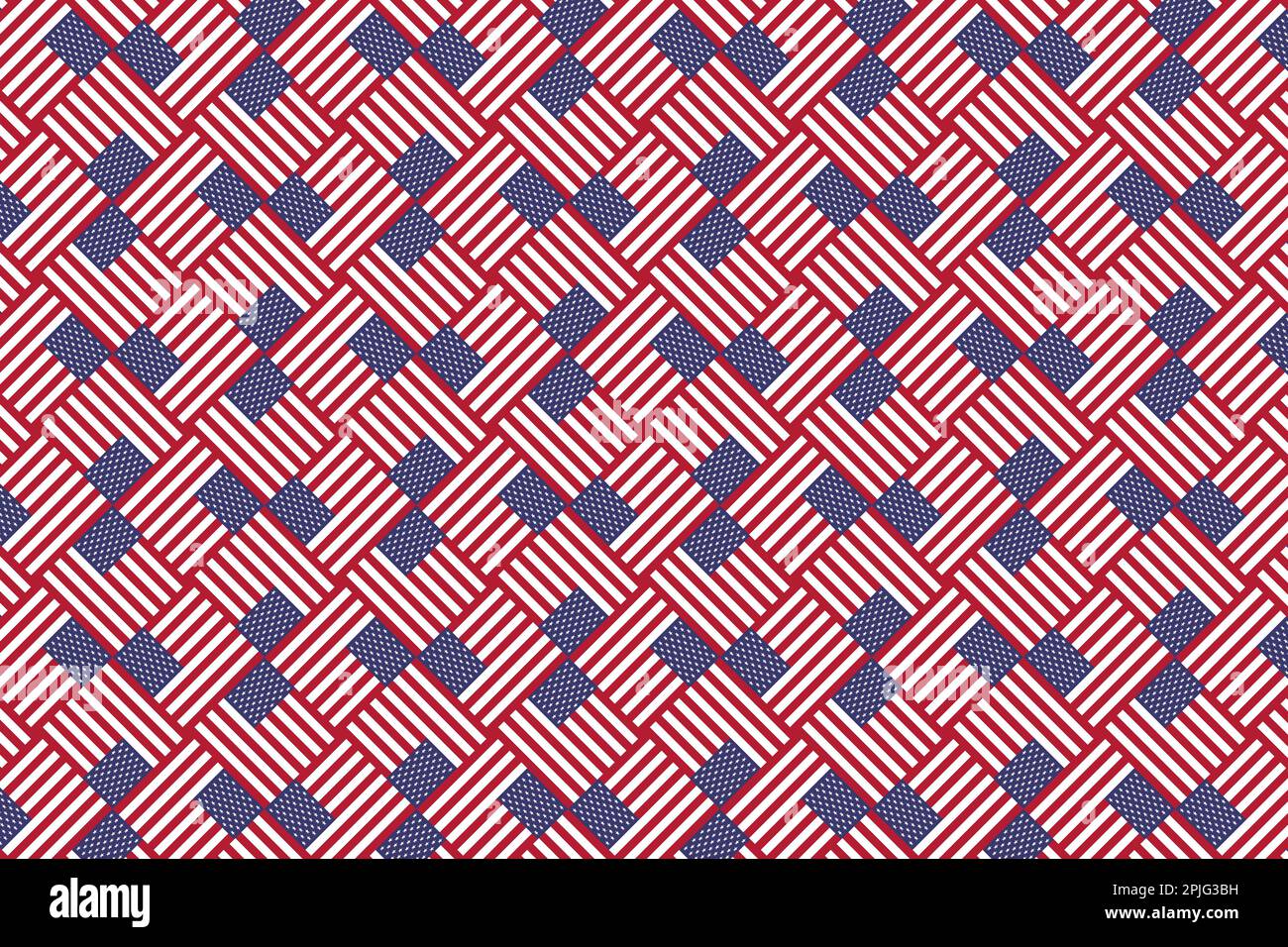 Geometric pattern in the colors of the national flag of U.S. The colors ...