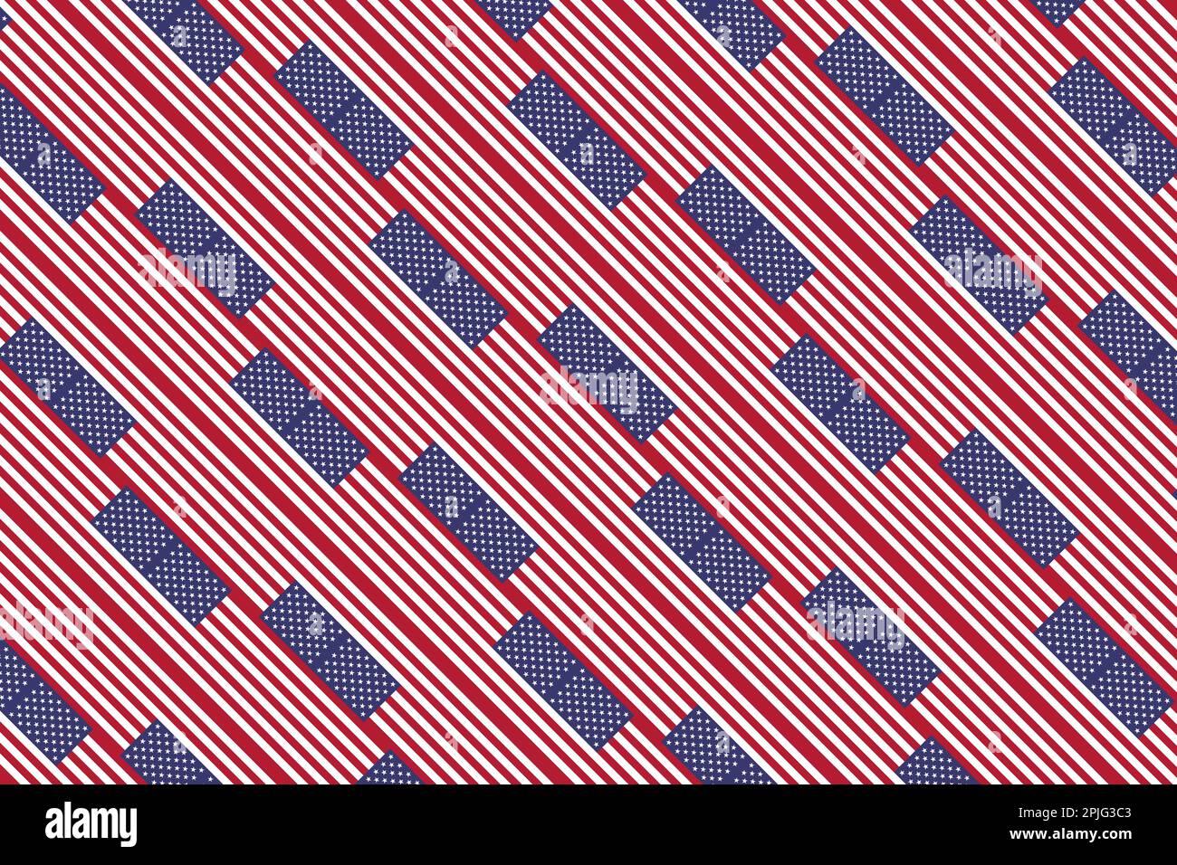 Geometric pattern in the colors of the national flag of U.S. The colors ...