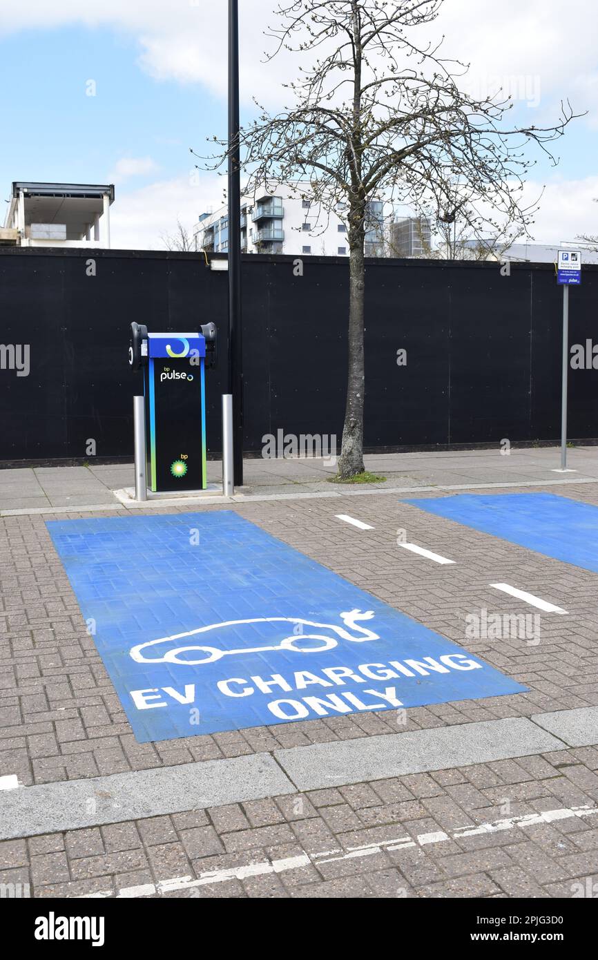 In an ev charging only bay hi-res stock photography and images - Alamy