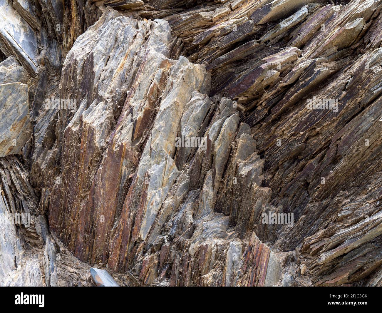 Rock pattern. Stone background, natural rock formation. Layered rock ...