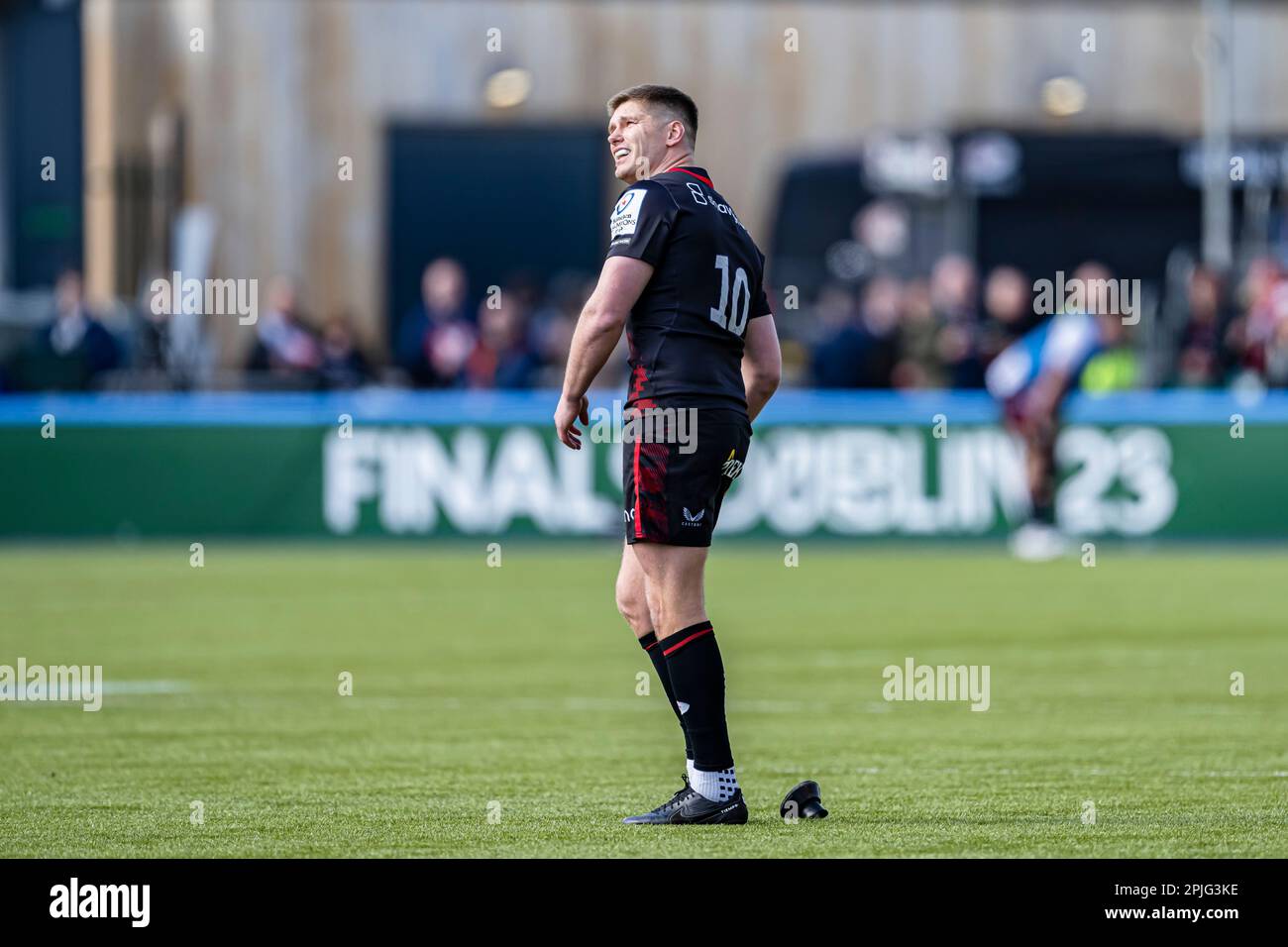 LONDON, UNITED KINGDOM. 02, Apr 2023. Owen Farrell of Saracens (Capt ...