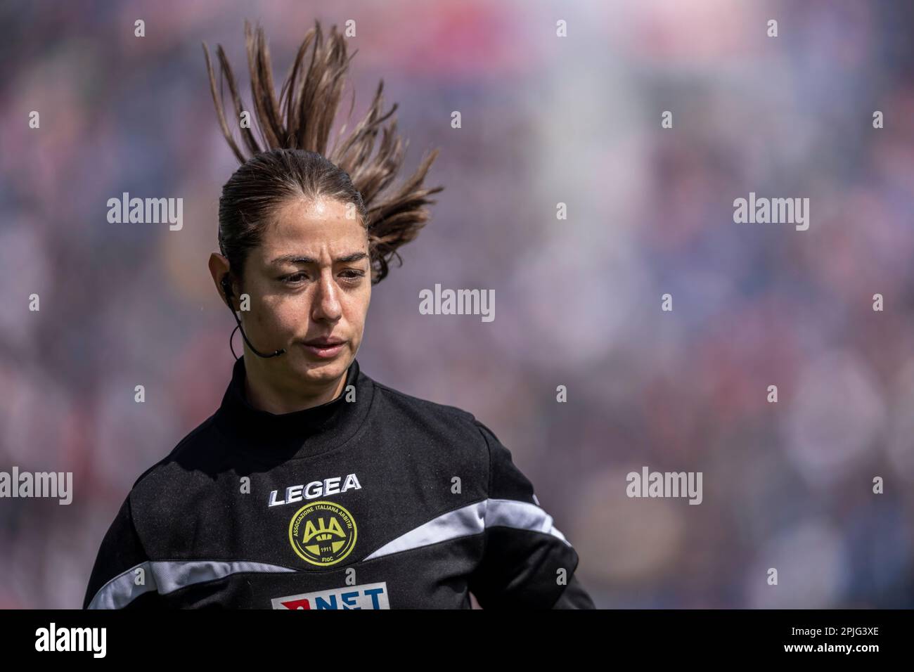 Maria Sole Ferrieri Caputi (Referee) during the Italian "Serie A" match ...