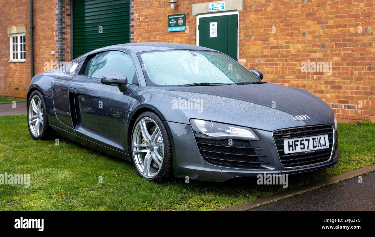 2007 Audi R8 Quattro ‘HF57 DKJ’ on display at the Motorsport Assembly ...