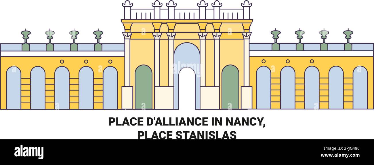 France, Place D'alliance In Nancy, Place Stanislas travel landmark ...